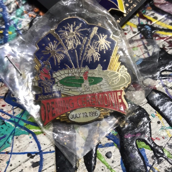 Other | Vintage Pin Opening Ceremonies Olympics | Poshmark